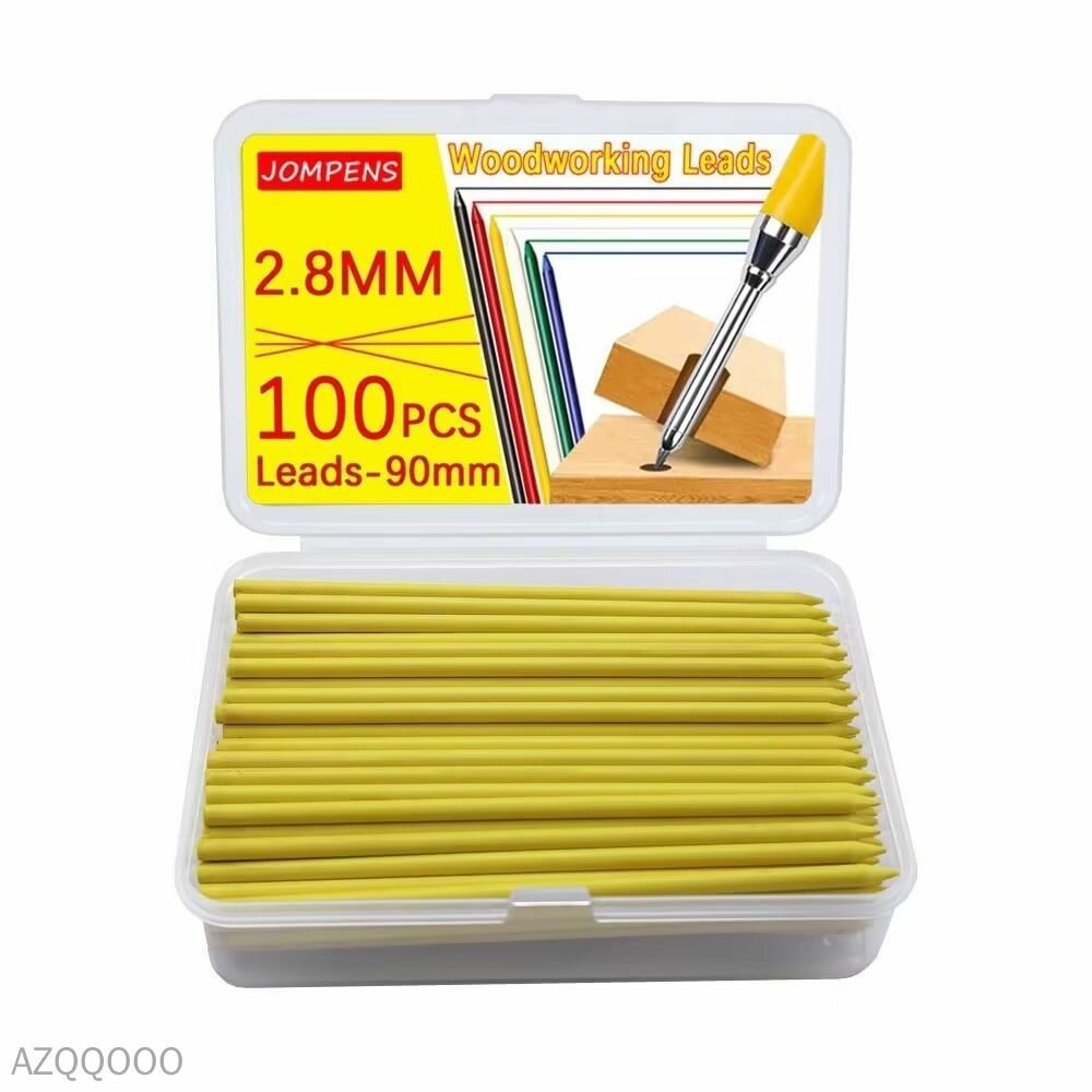 Набор карандашей 2,8 мм, черный, для рисования, сверхтвердый и очень мягкий стержень из черного графита