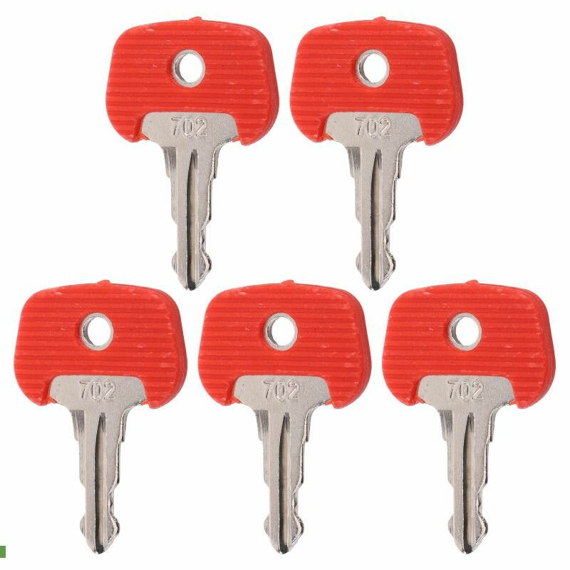 5 шт. запасных ключей зажигания для электрических вилочных погрузчиков и строительной техники, совместимых с Jungheinrich