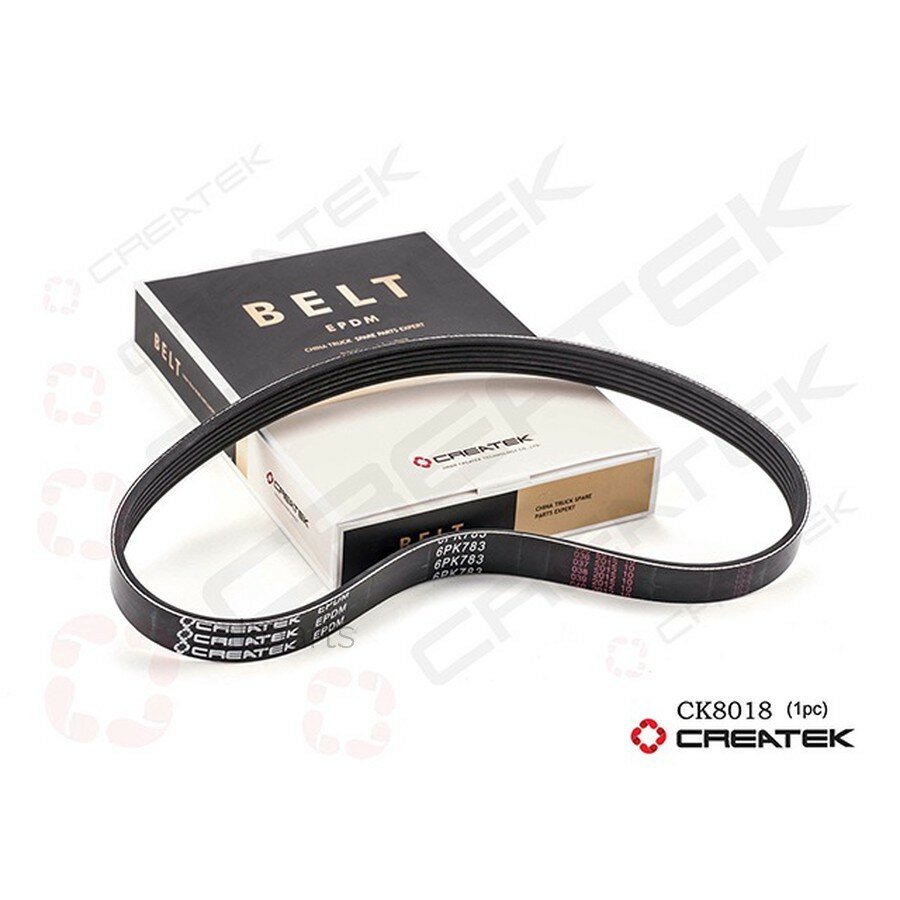 CREATEK CK8018 Ремень приводной 6PK783