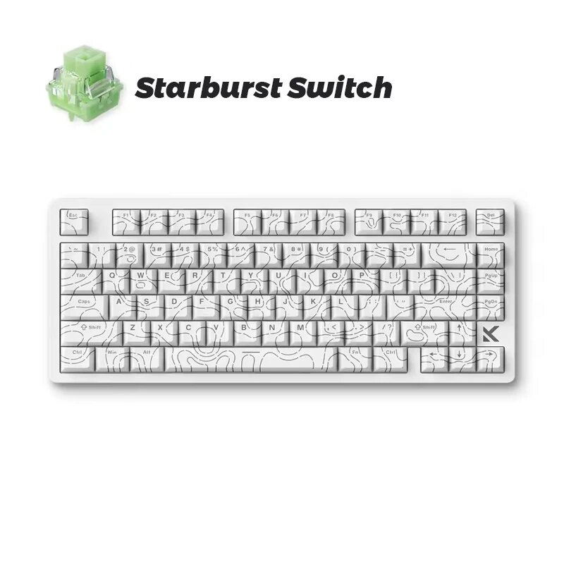 Механическая клавиатура MCHOSE Jet 75 White Top Starburst