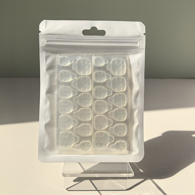 Ультратонкий клей для ногтей с высокой адгезией, розовый желейный клей, желтый клей, 0,3 мм, специальный клей для накладных ногтей, водостойкий, не повреждающий ногтей, для женщин.