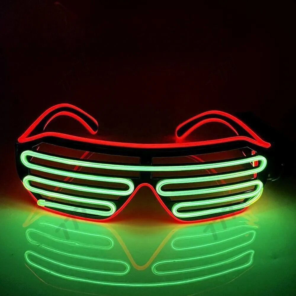 Светодиодные очки для вечеринок, ночных клубов и праздничных мероприятий