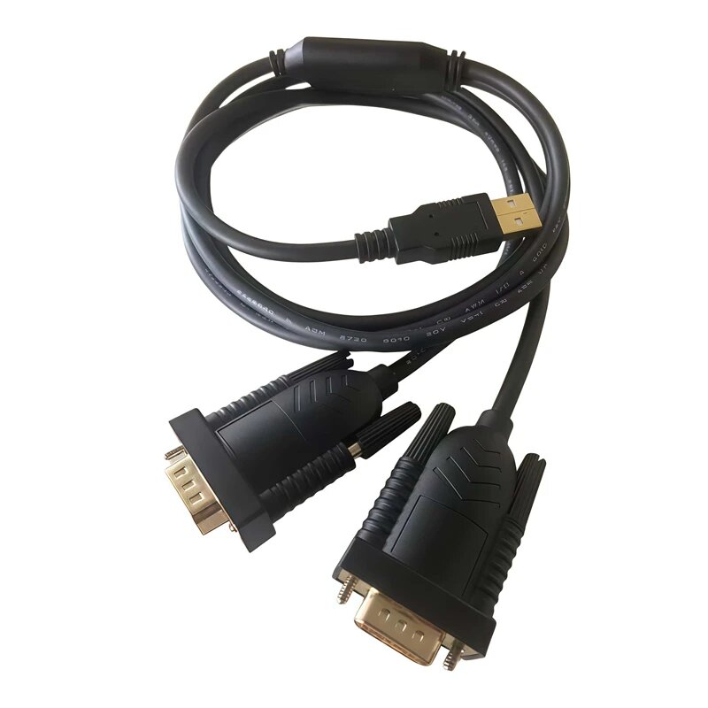 PINOWELL ЧИП CH340 USB 2.0 Двойной последовательный кабель DB9