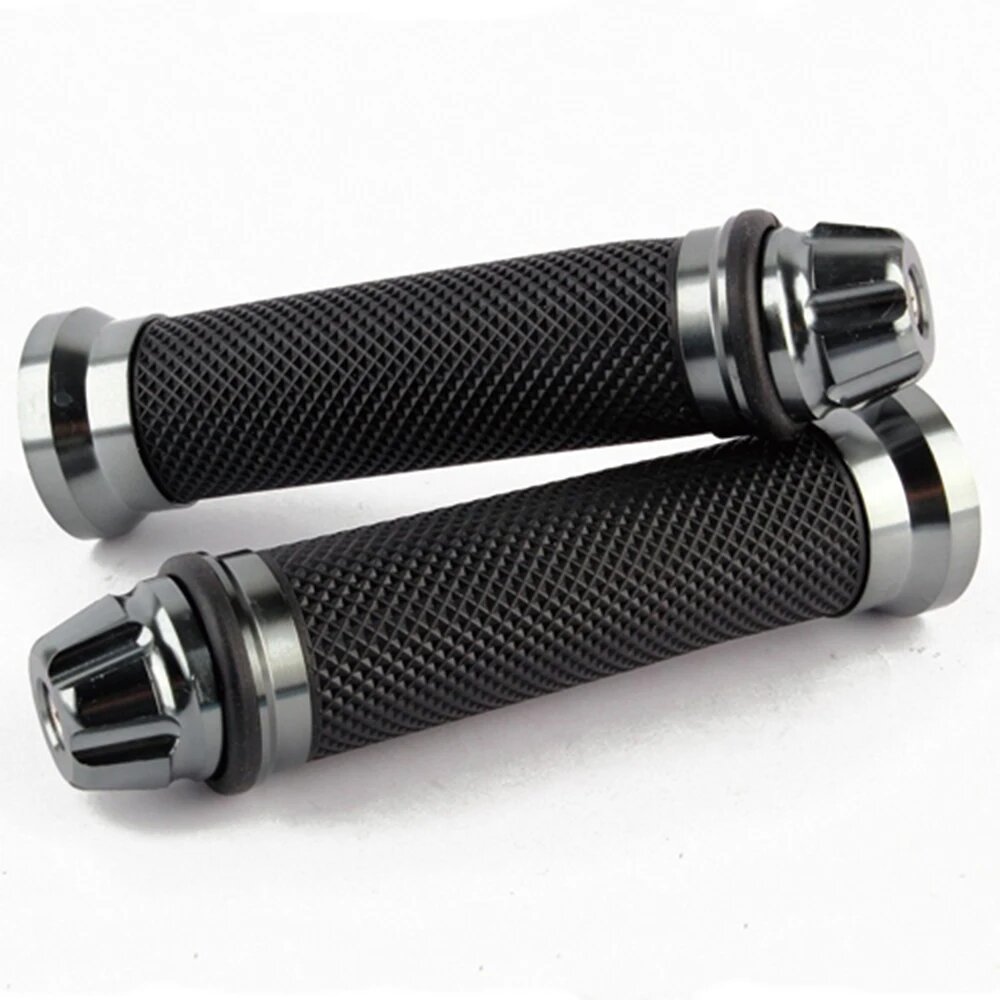 Мотоциклетные универсальные ручные Грипсы для мотокросса, 7/8 дюйма, 22 мм, для Honda, Suzuki, Kawasaki, Yamaha Черный, Titanium