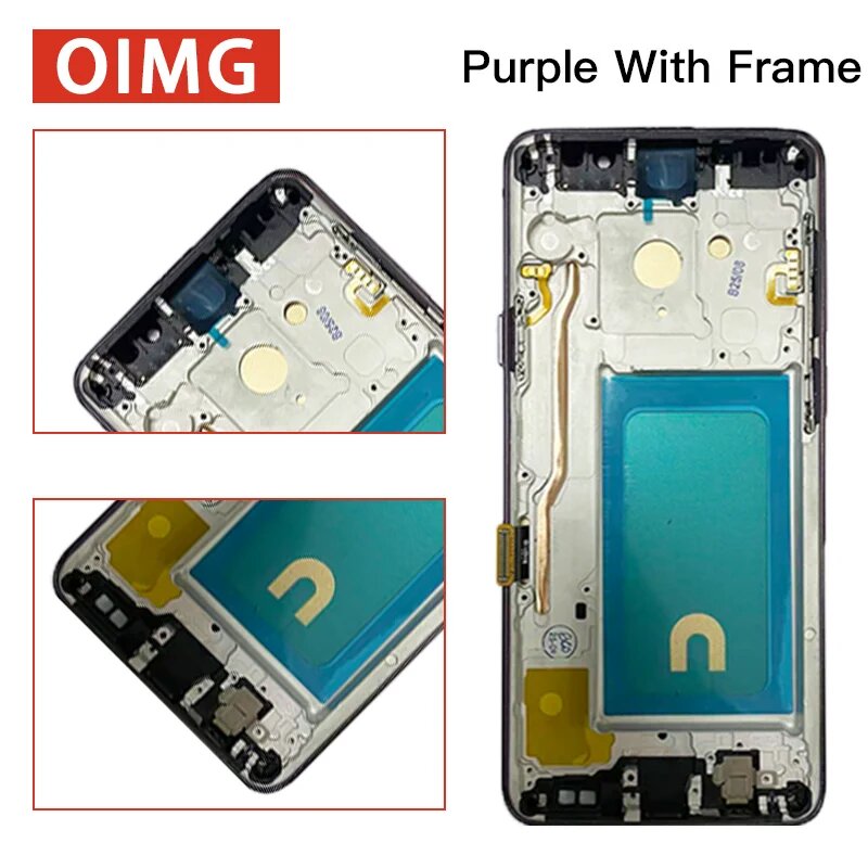 Дисплей Samsung S9 Plus фиолетовый с рамкой
