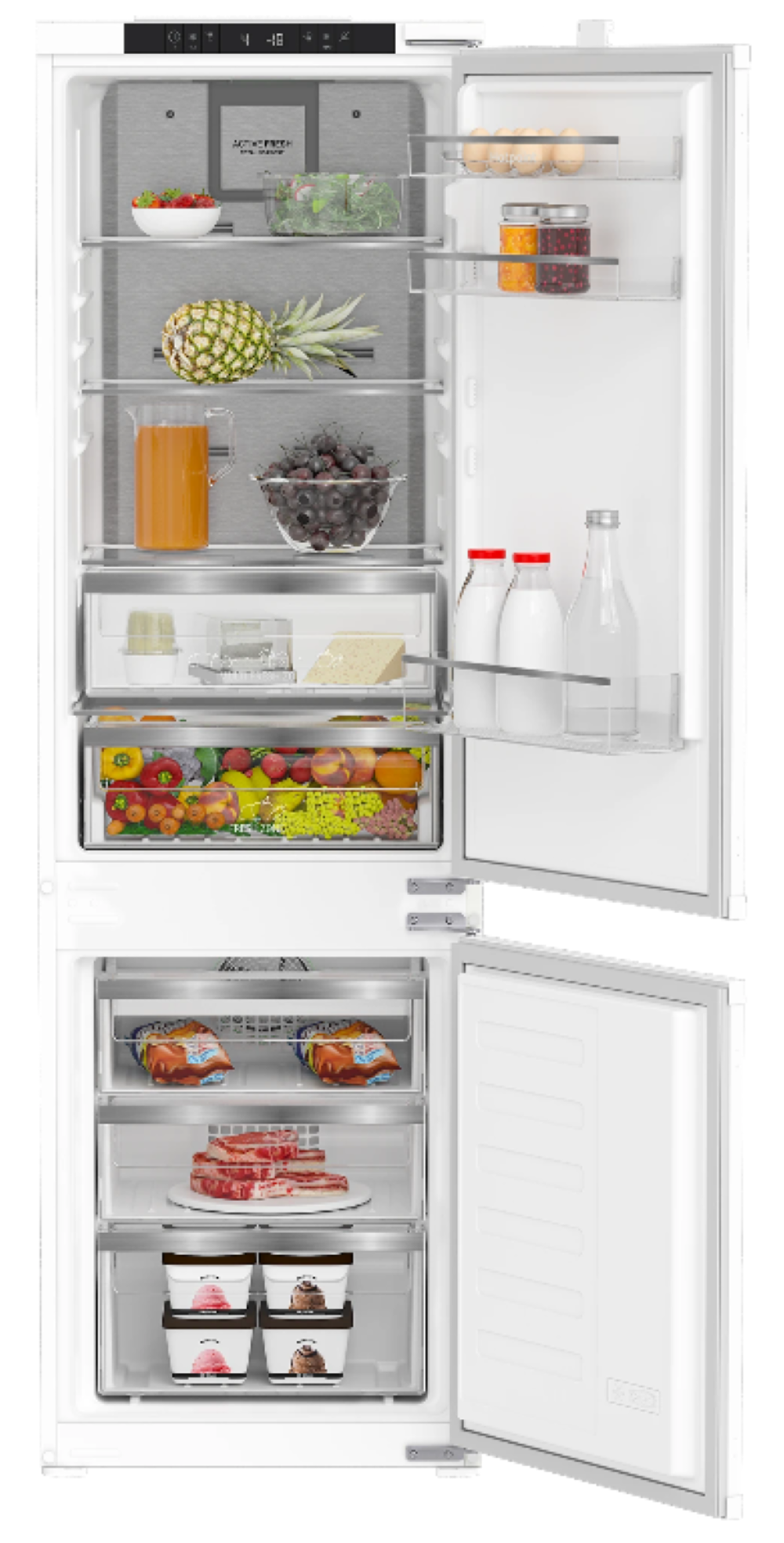 Холодильник Hotpoint HBT18, 2 камеры, No Frost, A+, перевешиваемые дверцы, белый