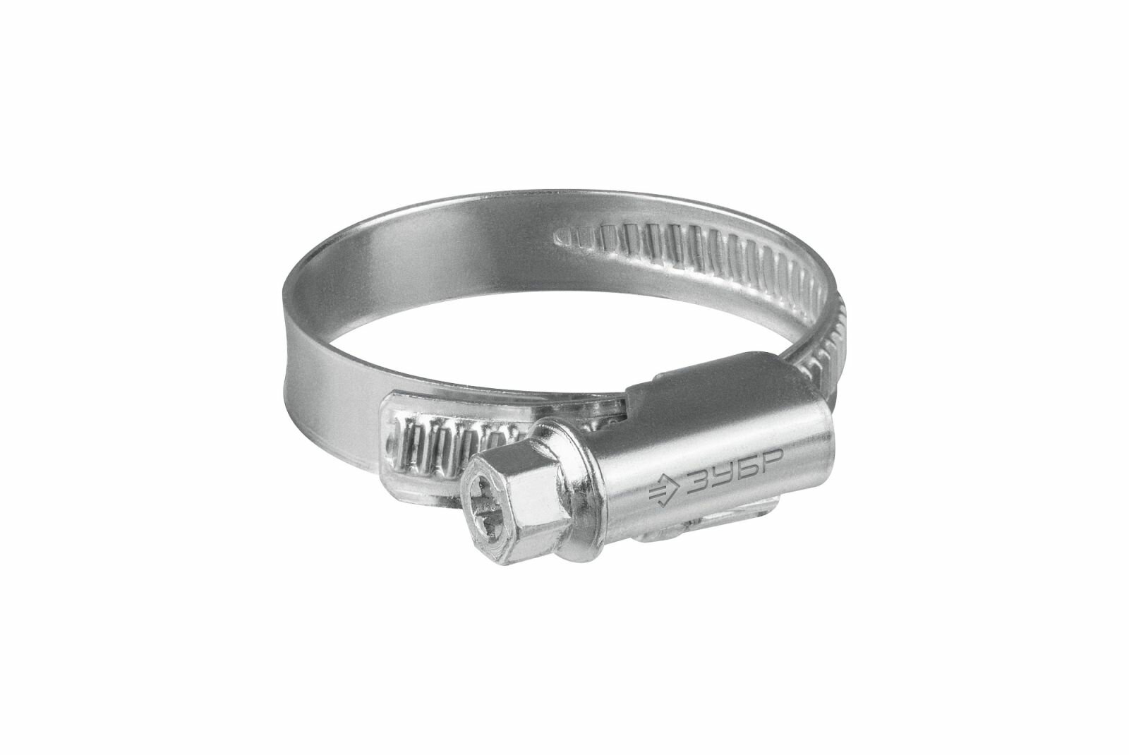 Хомуты стальные ЗУБР Х-9Н, 10-18 мм, накатная лента 9 мм, цинк, 50 шт, червячные