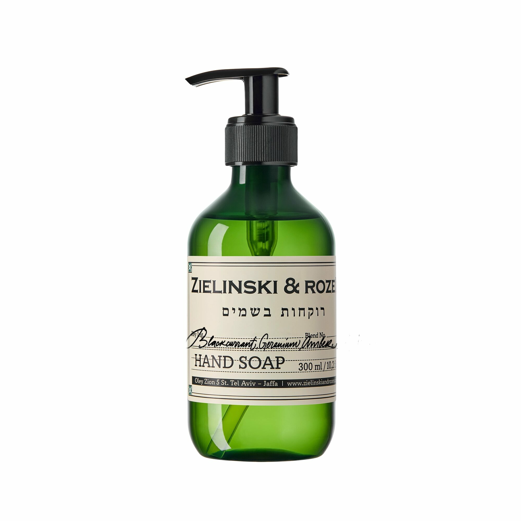 Zielinski & Rozen Жидкое мыло Черная смородина, Герань, Амбра, Кожа 300мл