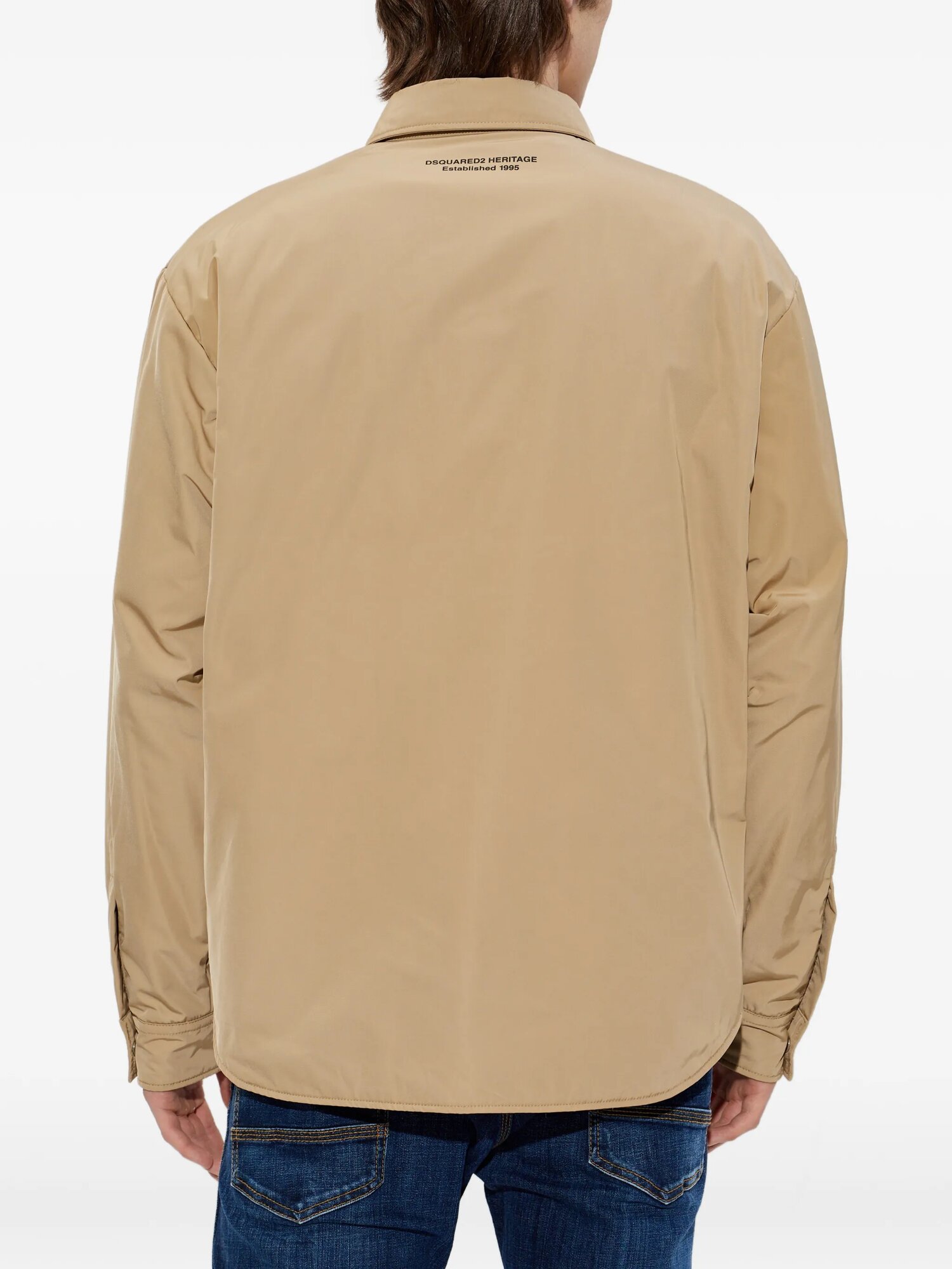 Куртка DSQUARED2 Buttoned-up insulated jacket, размер 48, разноцветный — фото 1