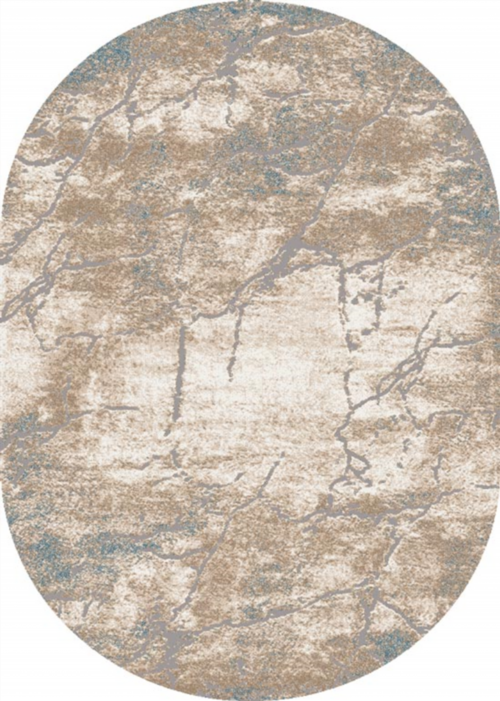 Ковер Тач дизайн 32101 цвет 30162 Овал 2.5x3.5м