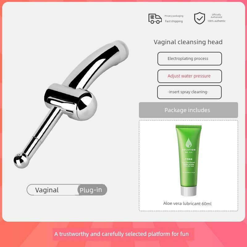 Анальный ирригатор, клизма, устройство для чистки ануса, анальная секс-игрушка, мужская секс-игрушка, металлический.