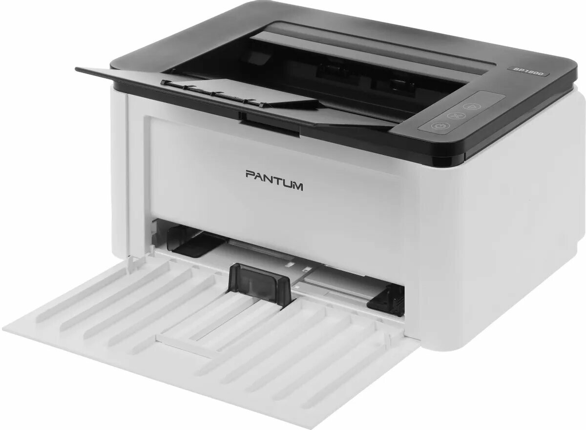 Принтер лазерный черно-белый (монохромный) Pantum BP1800, A4, 18 стр/мин, USB 2.0, белый BP1800