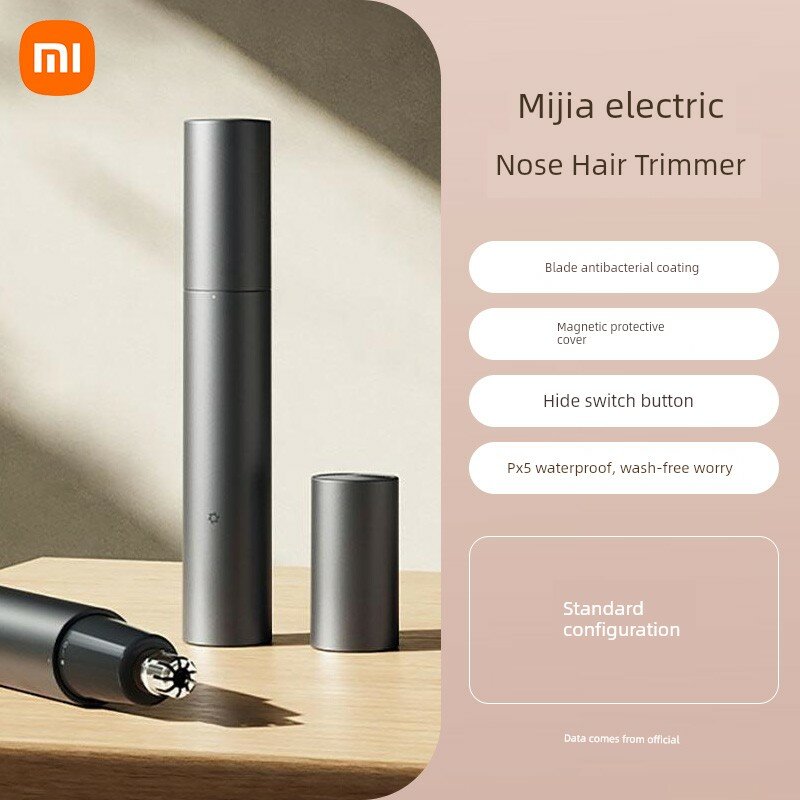 Электрический триммер для носа Xiaomi Mi Home для мужчин, перезаряжаемый, точное очищение носа, портативный и простой в