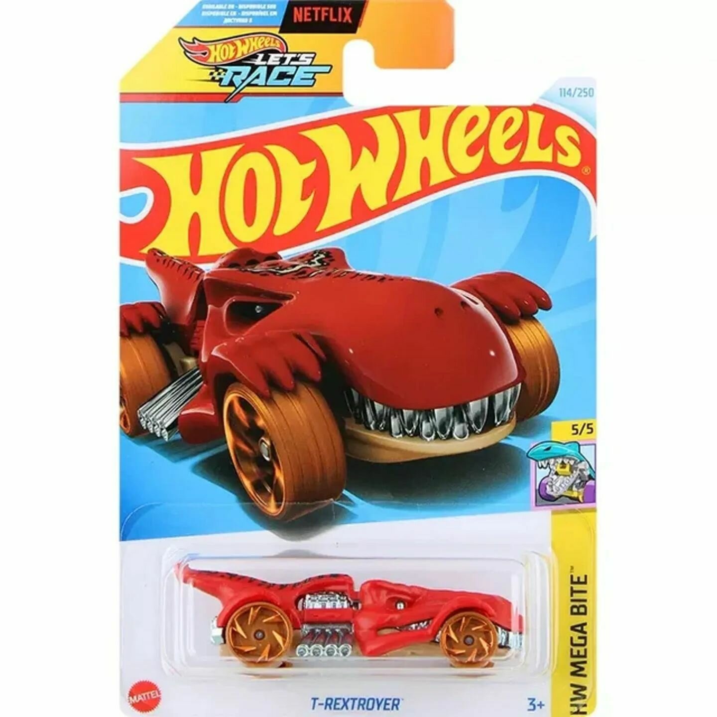 Машинка базовая Hot Wheels T-rextroyer красный