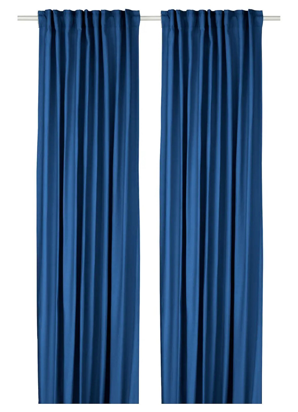 Шторы / занавески IKEA GINSTMOTT, 145x250 см, темно-синие, комплект 2 шт