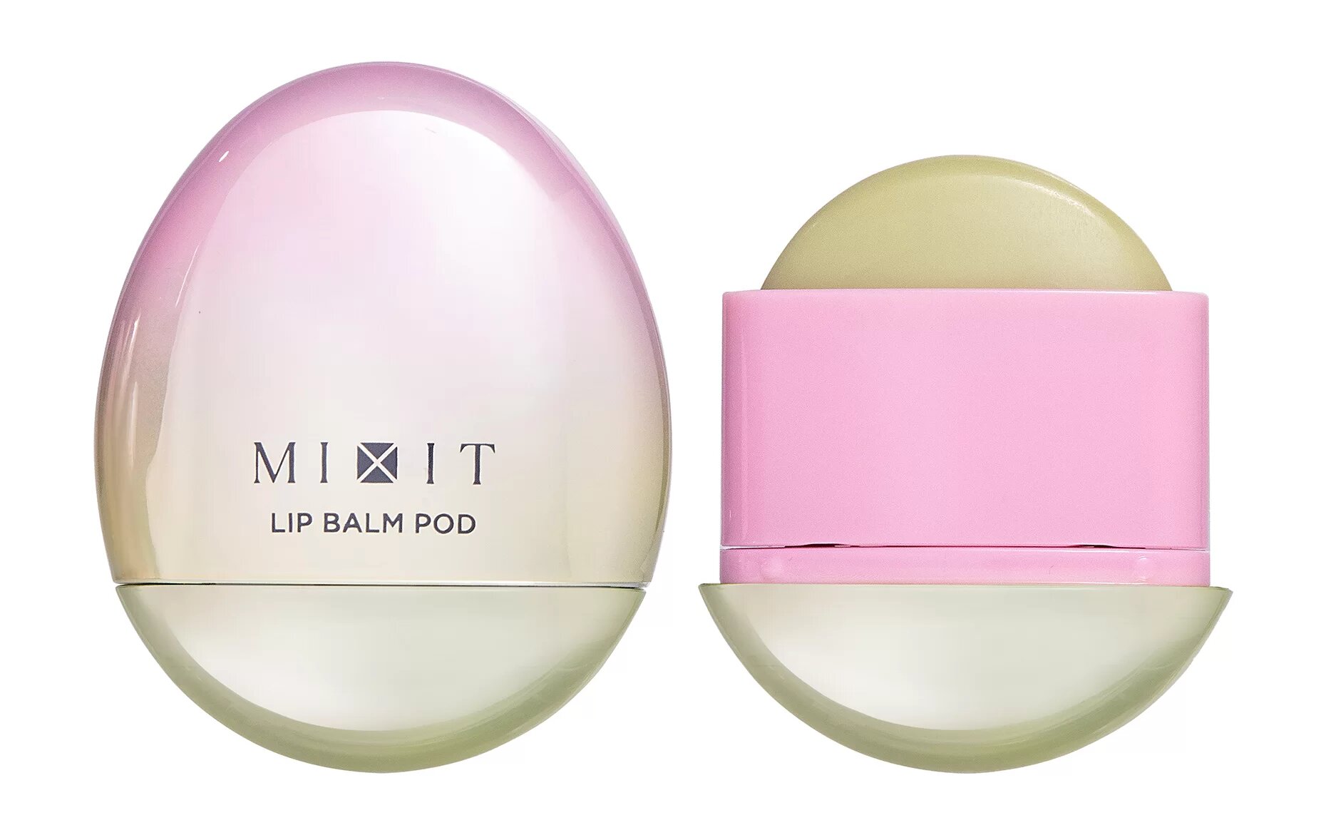 Бальзам для губ на цепочке MIXIT Make Up Secret Box Lip Balm Pod питательный, 4 г, 02 Matcha Bloom