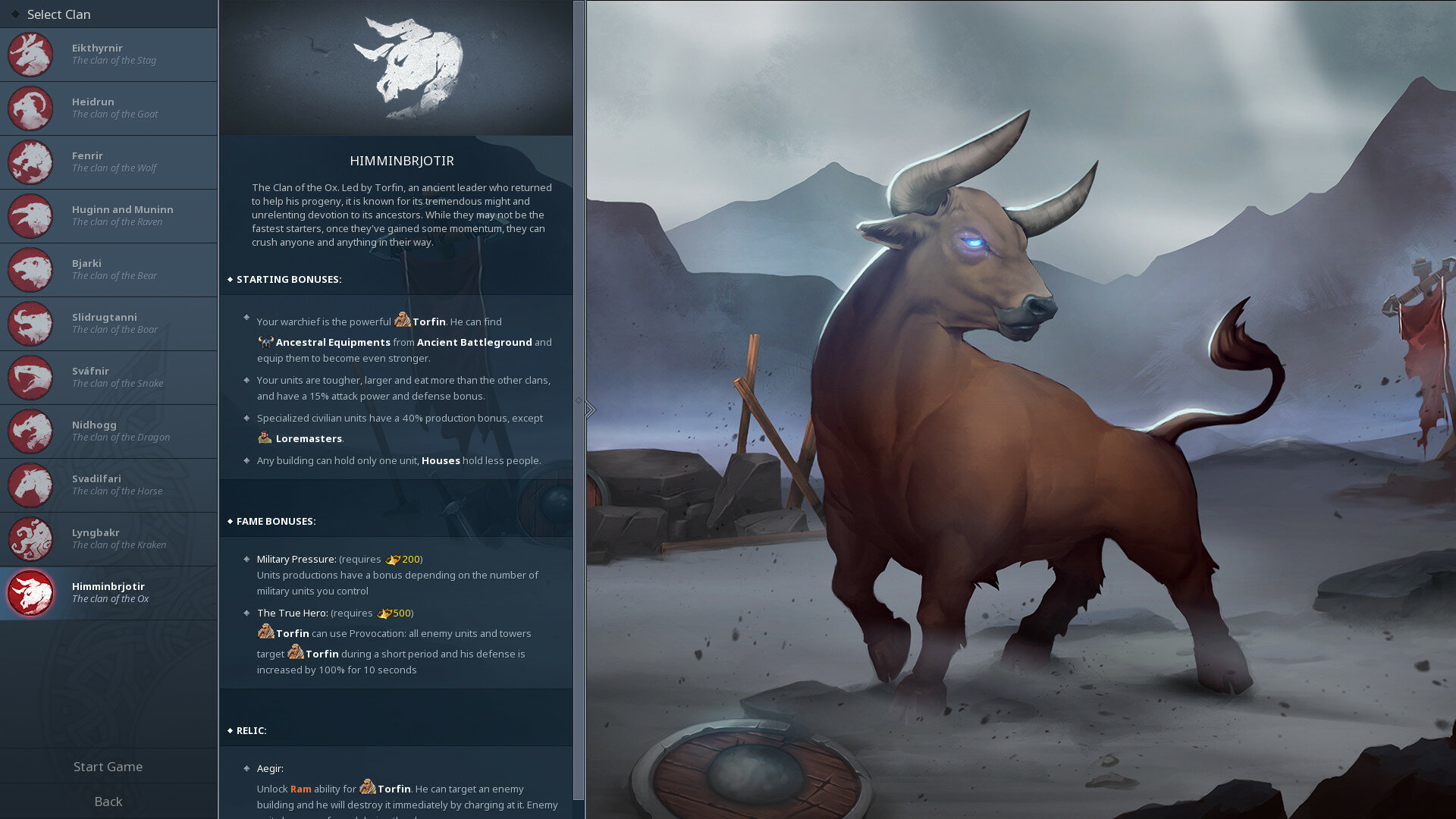 Northgard - Himminbrjotir, Clan of the Ox DLC Steam Ключ • Активация Steam