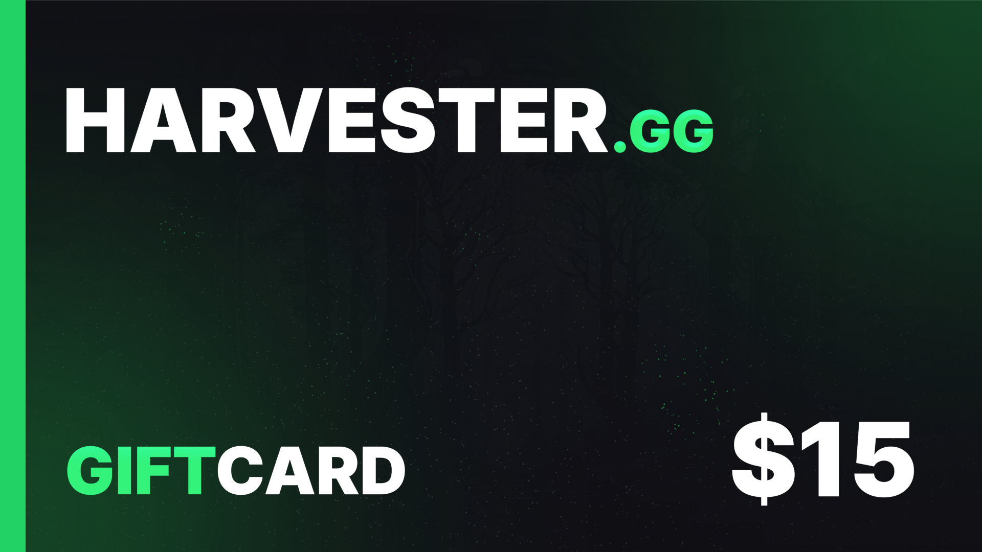 Harvester.GG $15 Подарочная карта | купить цифровой ключ для активации в России