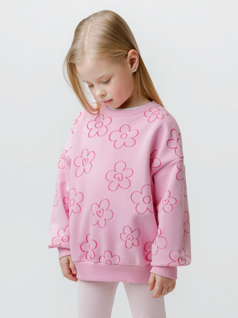 Свитшот трикотажный детский свитшот, хлопок