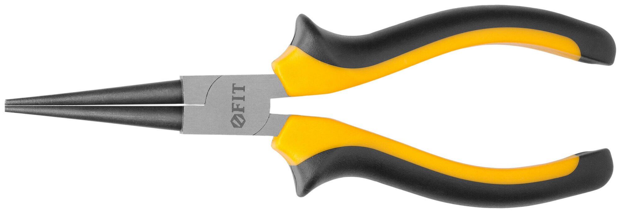 Круглогубцы "Стайл", мягкие прорезиненные ручки, молибденовое покрытие 165 мм