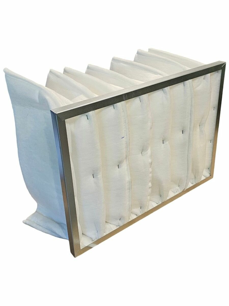 Фильтр карманный FK-SAL044 для вентиляции Salda RIS 1500 HE , F5, 7 карманов, 538х384х270 мм, фильтр приточной установки, (арт. 735044)