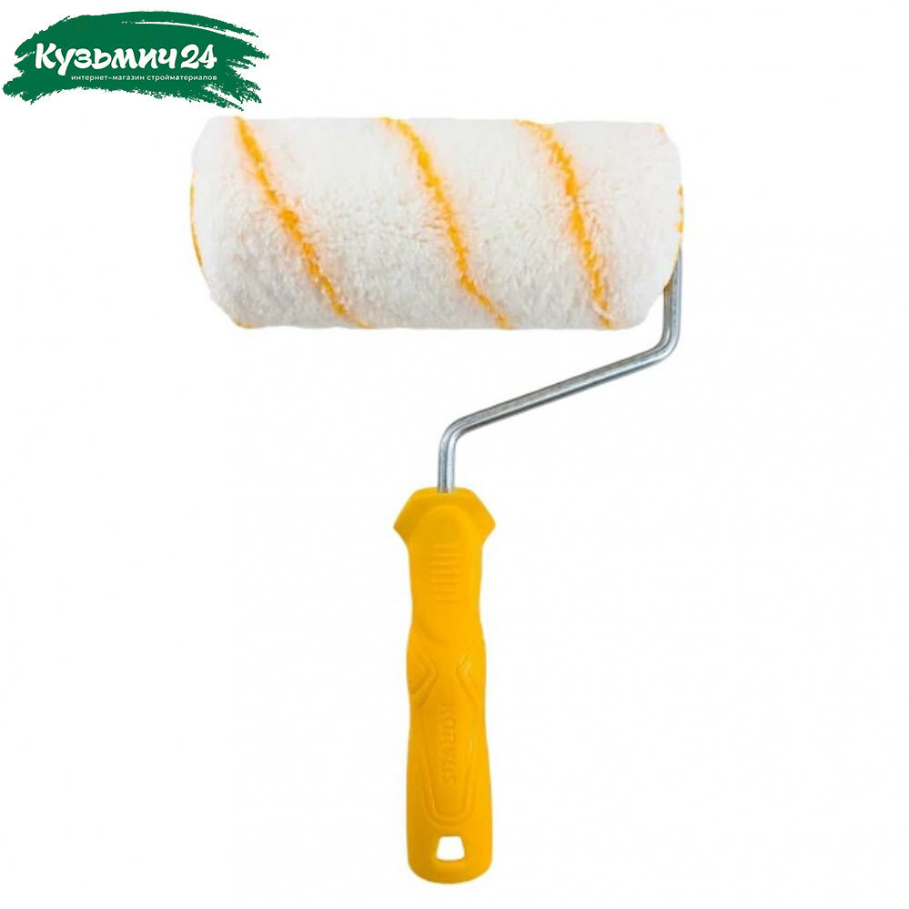 Валик малярный Korvus 0204133 для водных красок, ролик 150 мм, ворс микроволокно 12 мм