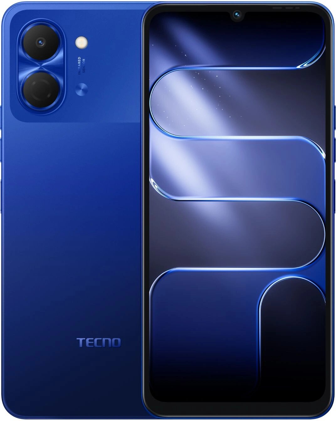 Смартфон Tecno Spark Go 3 64Gb 4Gb синий 3G 4G 2Sim 6.75" IPS 720x1600 And15 13Mpix 802.11 a/b/g/n/a