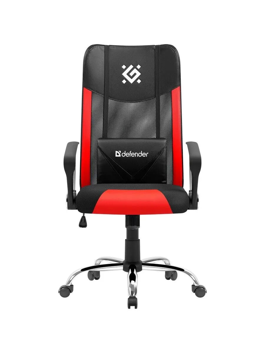 Кресло игровое Defender West Black/Red (64463)