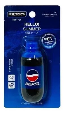 Кавайный белый корректор Темно-синий, A04