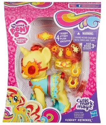 My Little Pony Cutie Mark Magic Sunset Shimmer Fashion Style Фигурка - Аксессуар для фигурок ZY