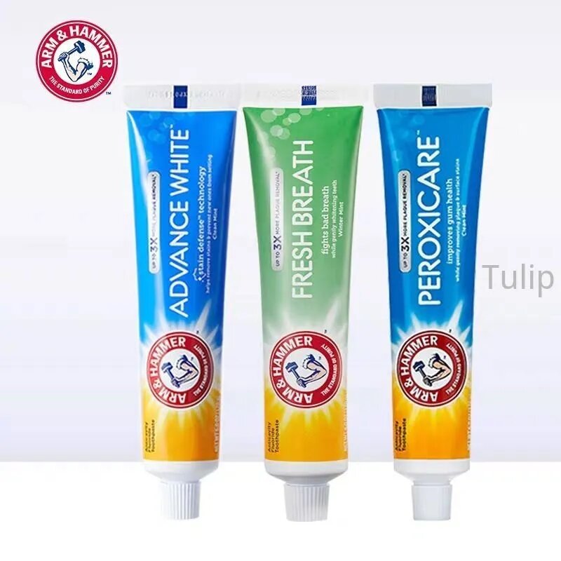Зубная паста Arm & Hammer Fresh Breath Winter Mint для свежести дыхания и отбеливания зубов 170 г — фото 1