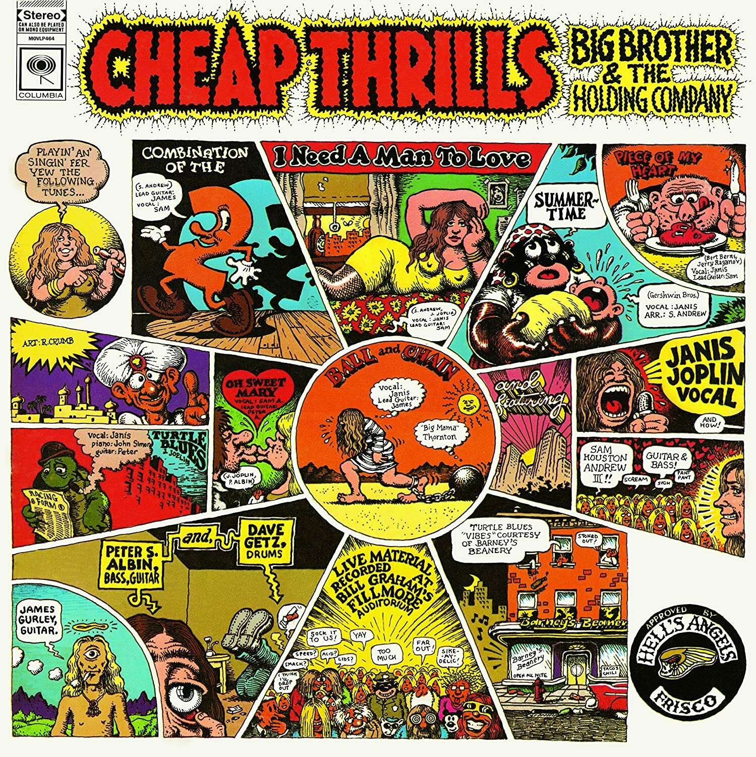 BIG BROTHER AND THE HOLDING COMPANY Cheap Thrills (LP)