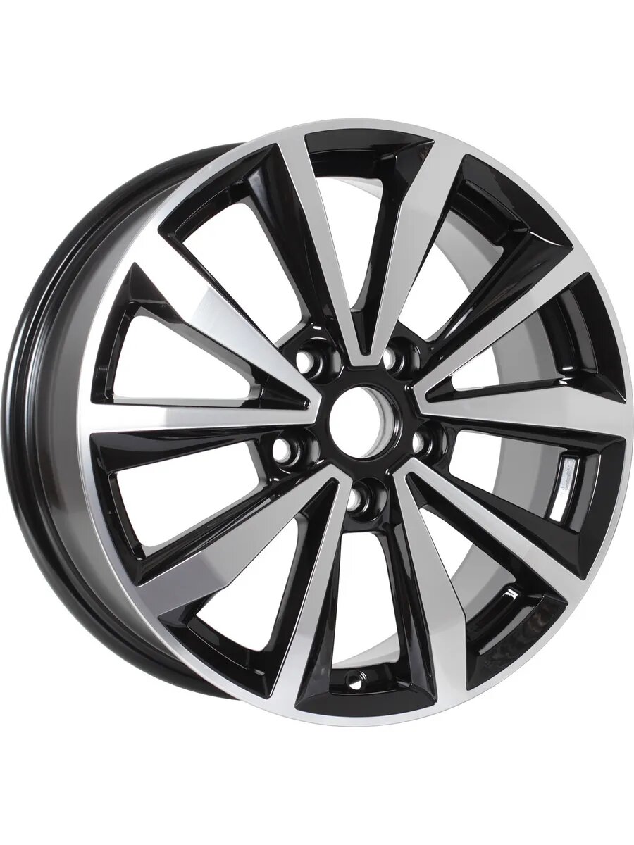 Диски автомобильные КиК Серия Реплика КС974 (ZV_16_Octavia 5E) R16x6.5 5x112 ET46 CB57.1 Almaz_black