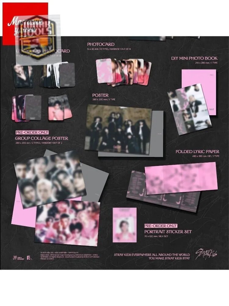 Stray Kids DO IT SKZ IT TAPE IT Ver. музыкальный диск CD альбом фотокарточка с фотоальбомом K-POP — фото 1