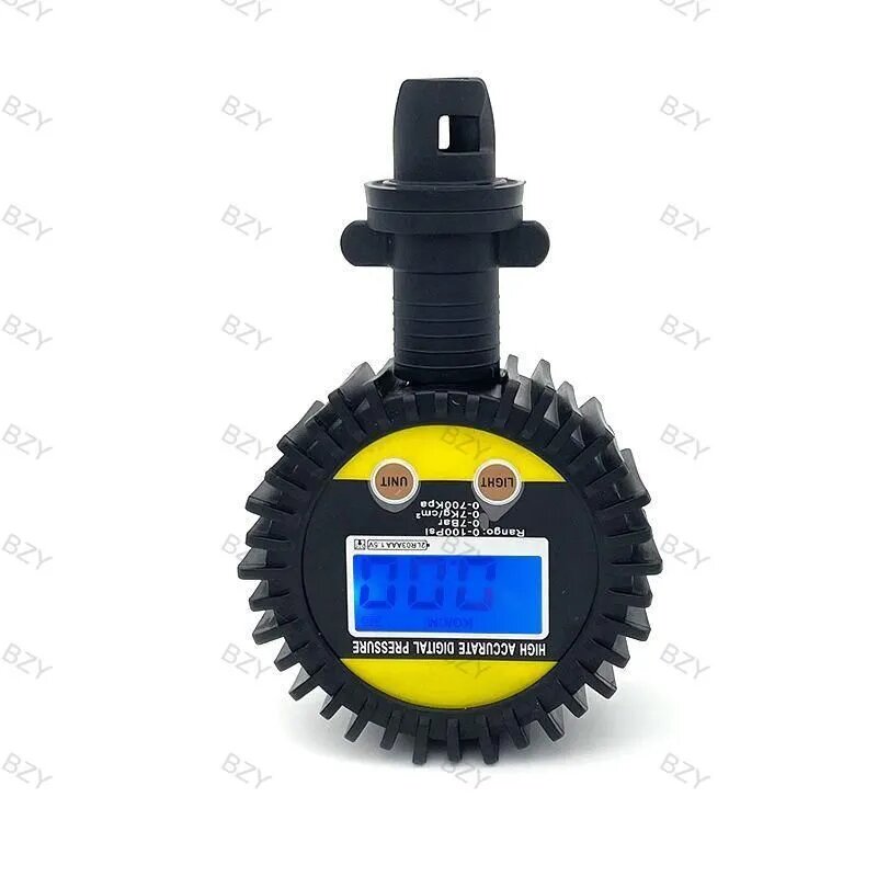 Манометр Для Лодки Пвх Проверочный 0-100PSI 0-7bar Цифровой с Подсветкой.