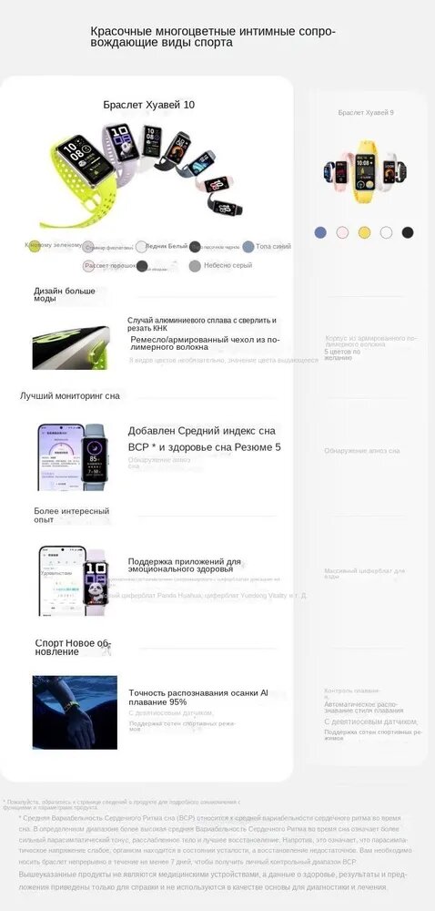 HUAWEI Band 7 Умные часы с AMOLED экраном, датчиком пульса и мониторингом сна, черный — фото 1