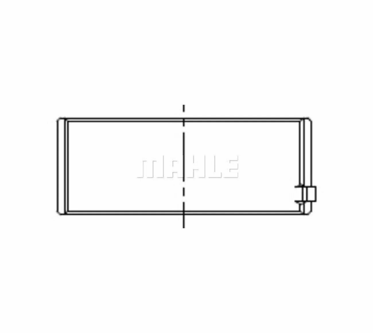 Вкладыши шатунные +0.50 [пара] [SPUTTER] MAHLE 001PL21831050 MERCEDES-BENZ W204/W212/Sprinter 2.2CDI mot. OM651 06->