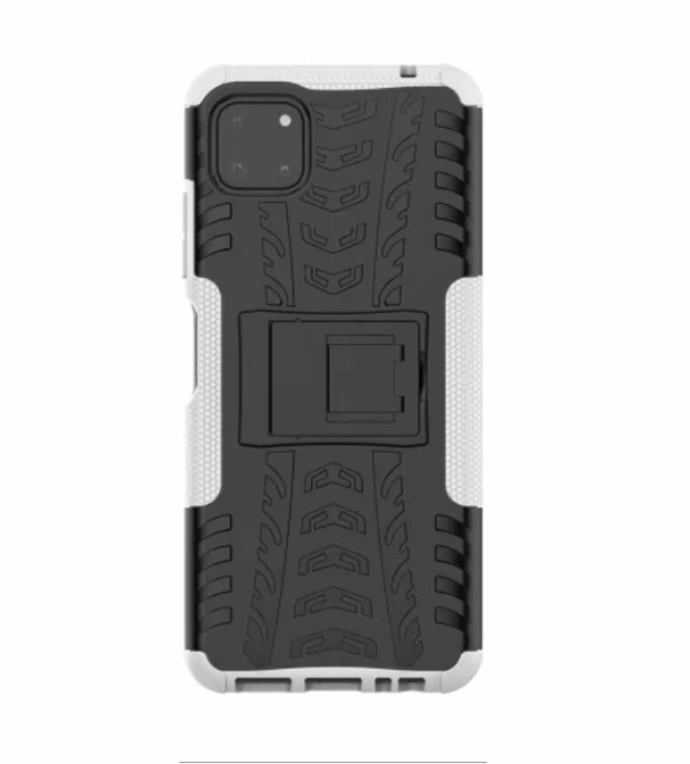 Чехол-бампер MyPads для Samsung Galaxy A22 SM-A225F (2021) противоударный ударопрочный, белый