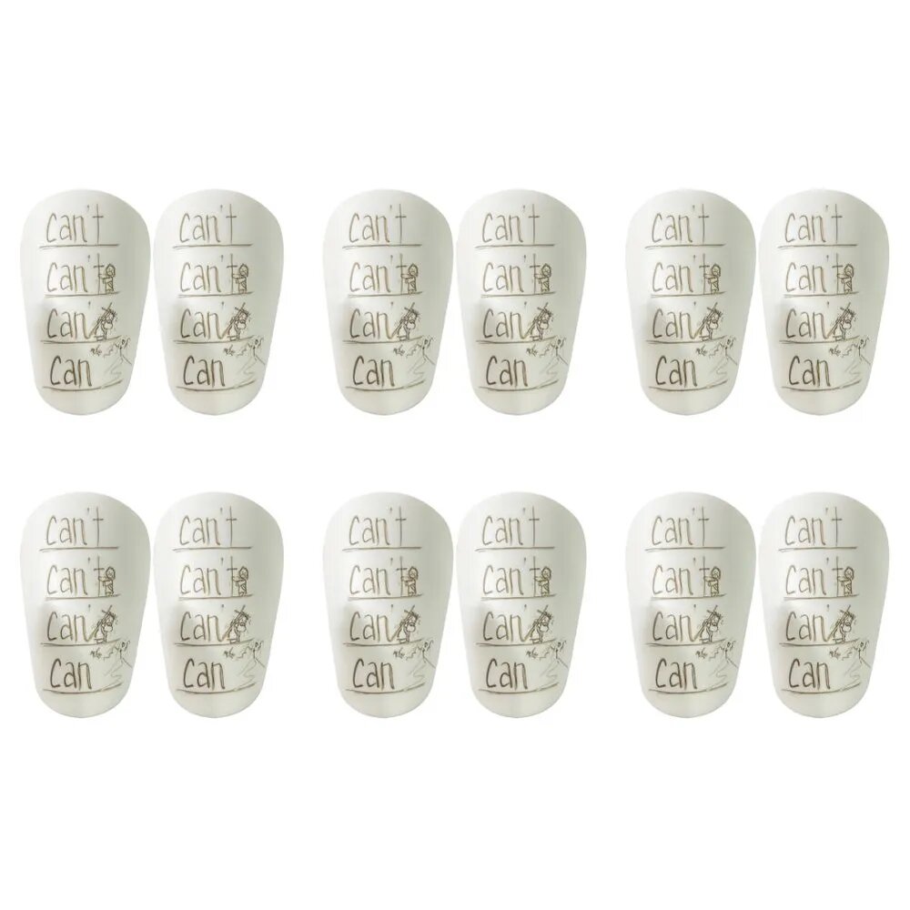 Мини-щитки для футбола EVA Белого и Желтого цвета Компактного размера Защита голени для взрослых