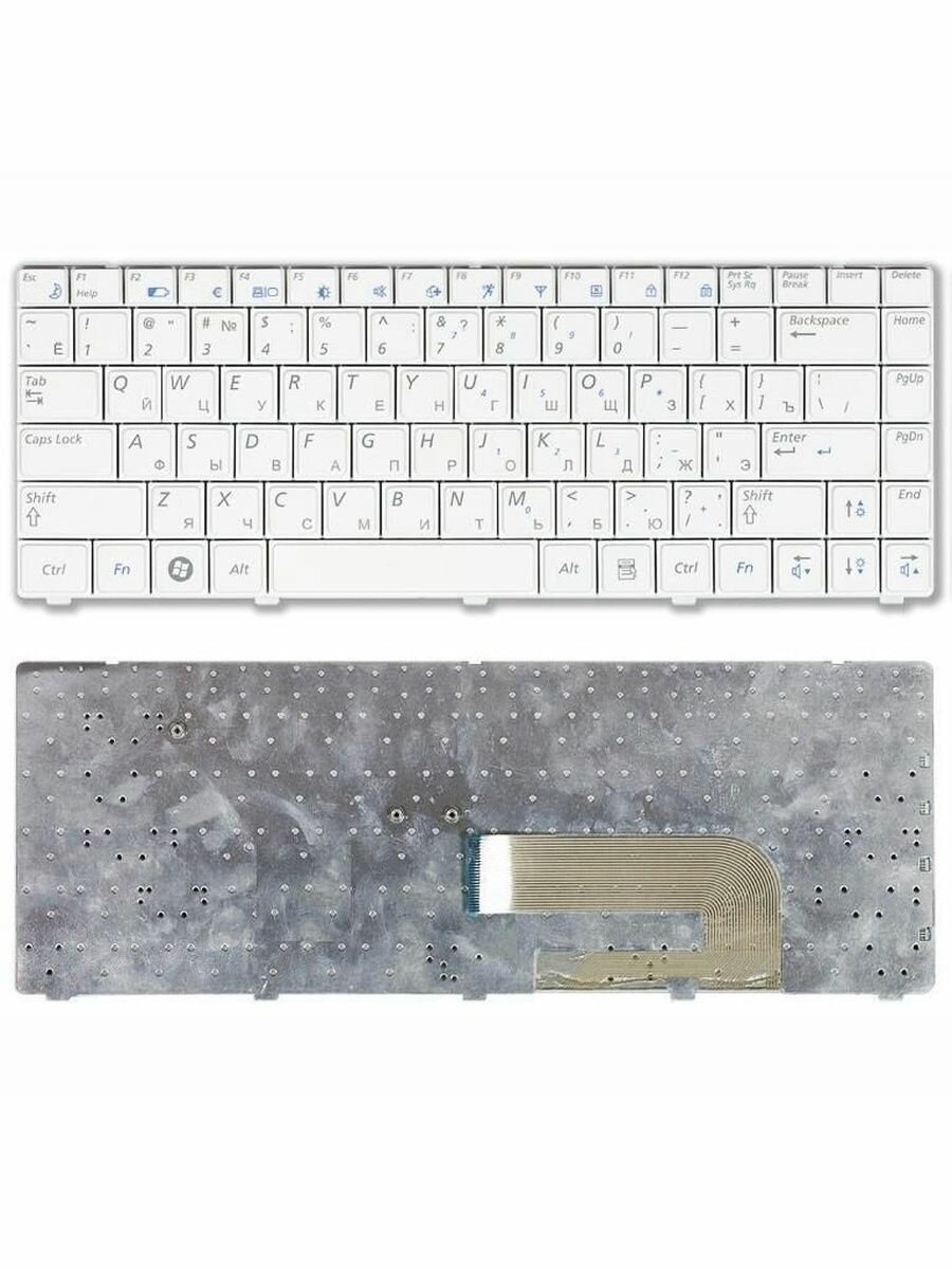Клавиатура для ноутбука Samsung X418, X420 белая