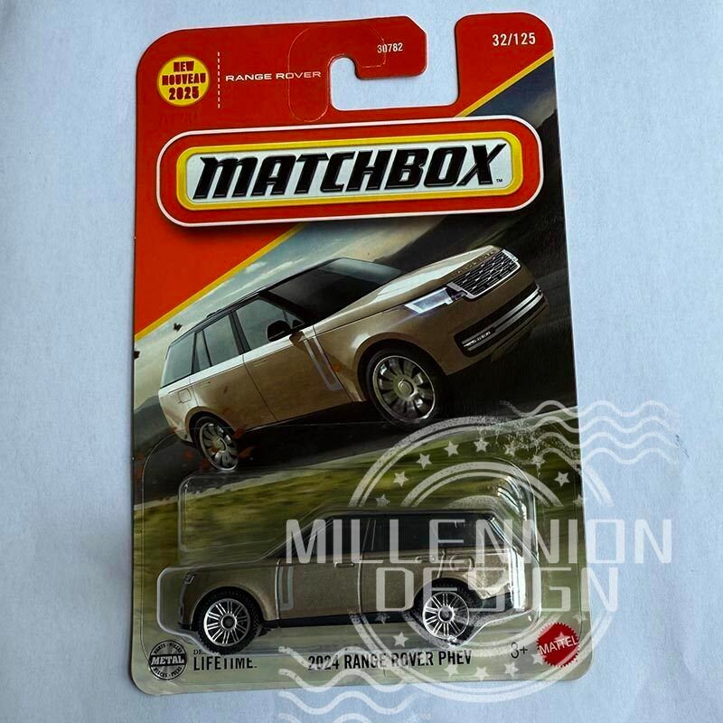 Matchbox Mattel 1:64, литой автомобиль модель машинки 25M/L серии(32 2024 RANGE ROVER)