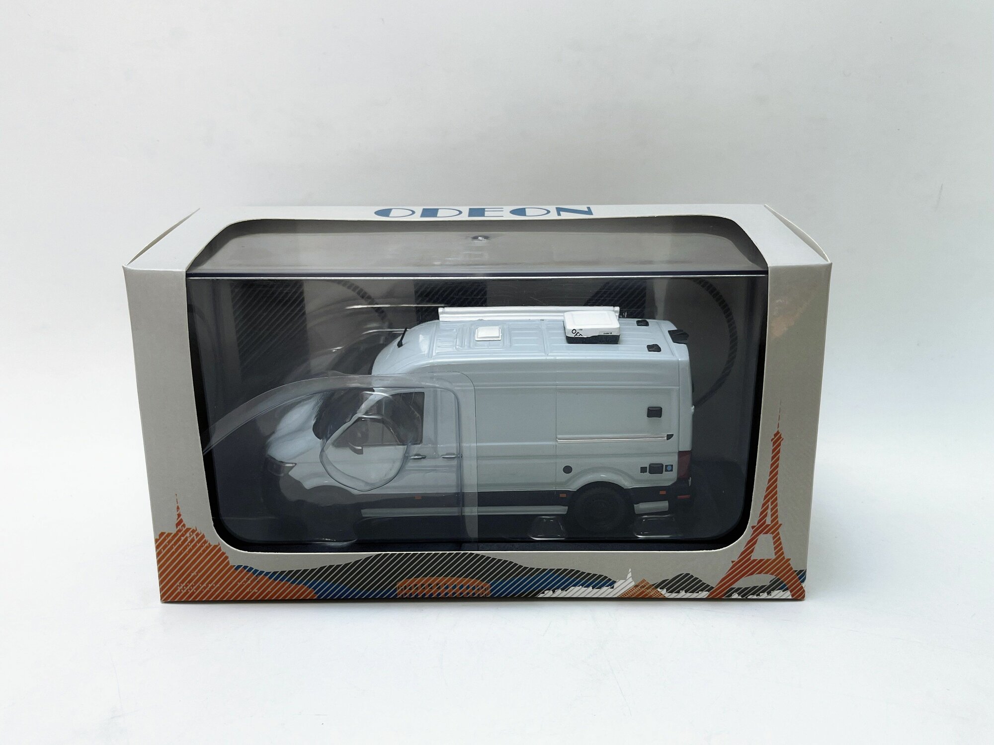 ODEON 1/43 Volkswagen VW L2H2 Французская жандармерия 145 Литая модель автомобиля