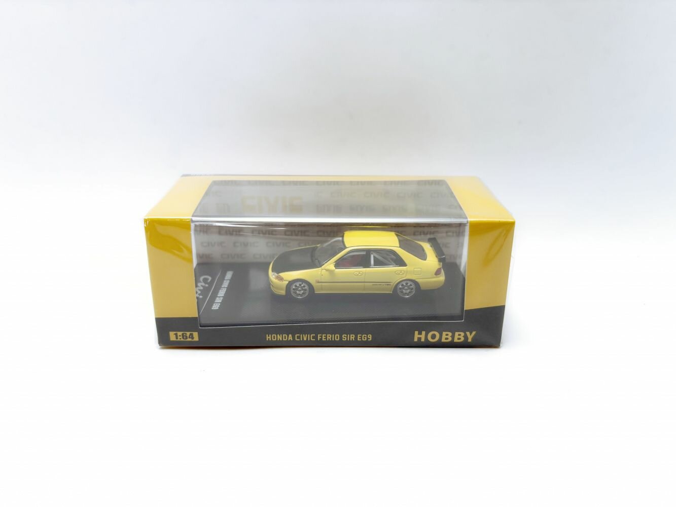 HOBBY Модель автомобиля Honda Civic Ferio Sir EG9 в масштабе 1:64, изготовленная из литого под давлением металла