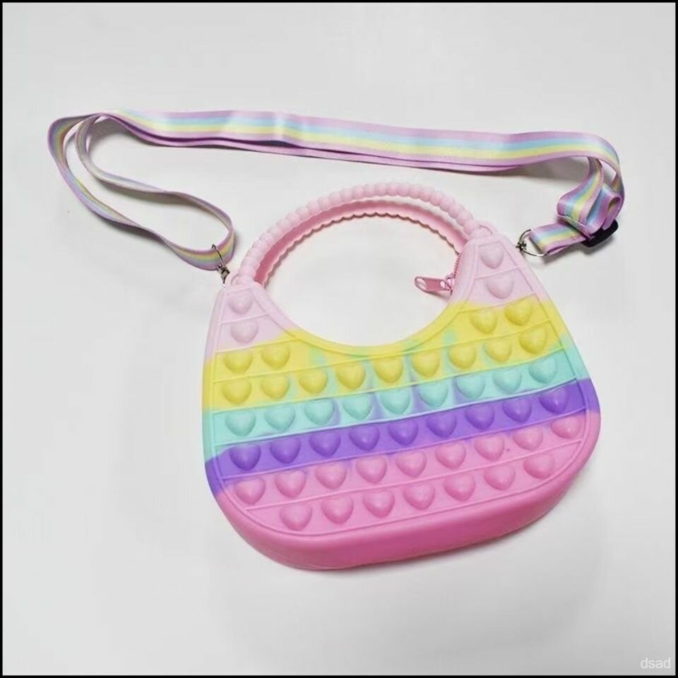 Сумка поп ит для девочек силиконовая