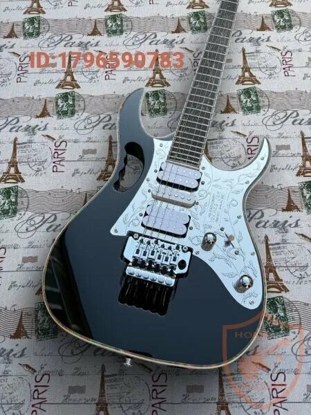 Электрогитара Ibz 7V / Jackson Персонализированный цветочный узор с водной печатью 6-струнная 39"