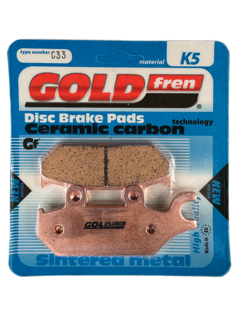 Тормозные колодки дисковые на мотоцикл 033 K5 Goldfren оригинальные