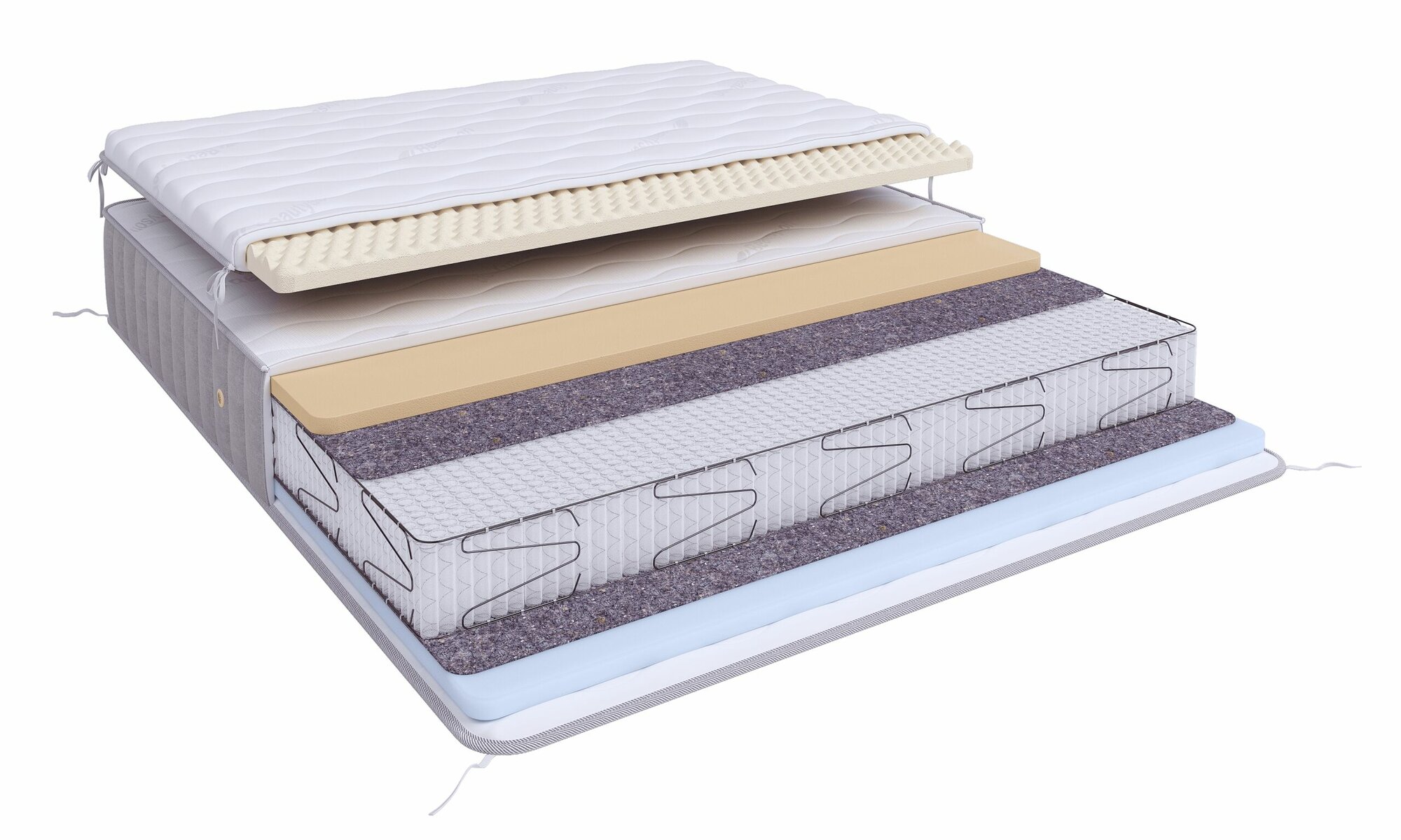 Матрас Beautyson Privat Transformer Light S2400 80х190 высота 29 см анатомический средней жесткости мягкий Независимые