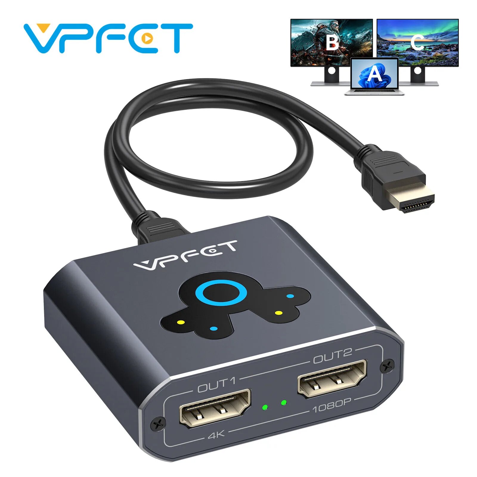 HDMI разветвитель 1x2 VPFET
