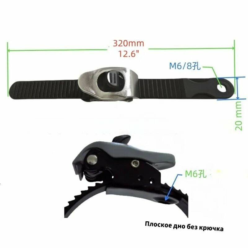 Аксессуары для лыж и сноубордов, многофункциональная фиксирующая пряжка