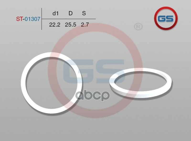 Тефлоновое кольцо 22,2*25,5*2,7 GS арт. ST-01307